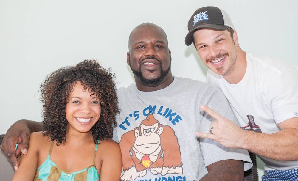 Celebrity Spotting: Shaq Parties at Azure Pool