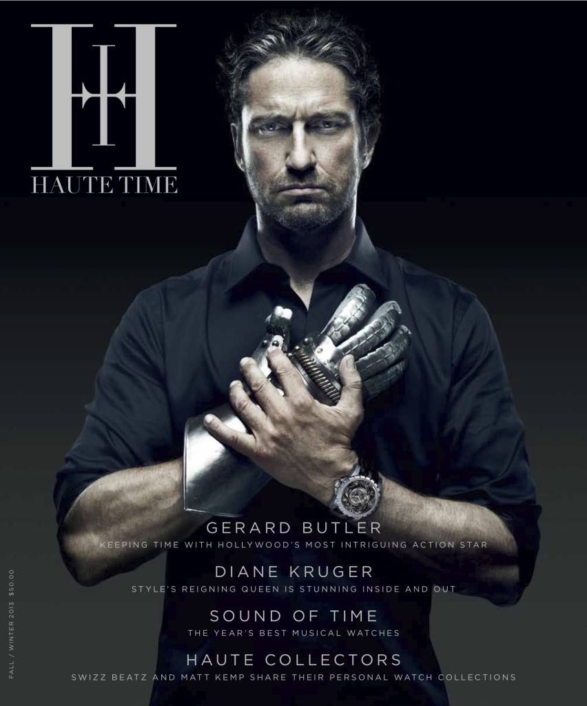 Gerard Butler Covers the Second Issue of Haute Time Magazine - Haute Living