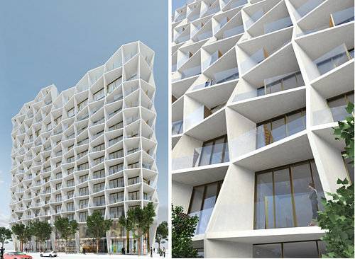 Studio Gang Reveals Design for new 14 story residential tower