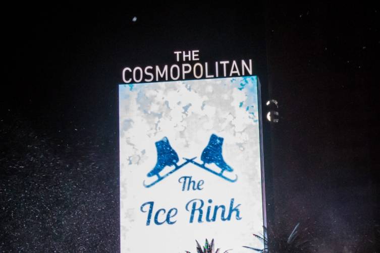 The Ice Rink Opens at Cosmopolitan of Las Vegas