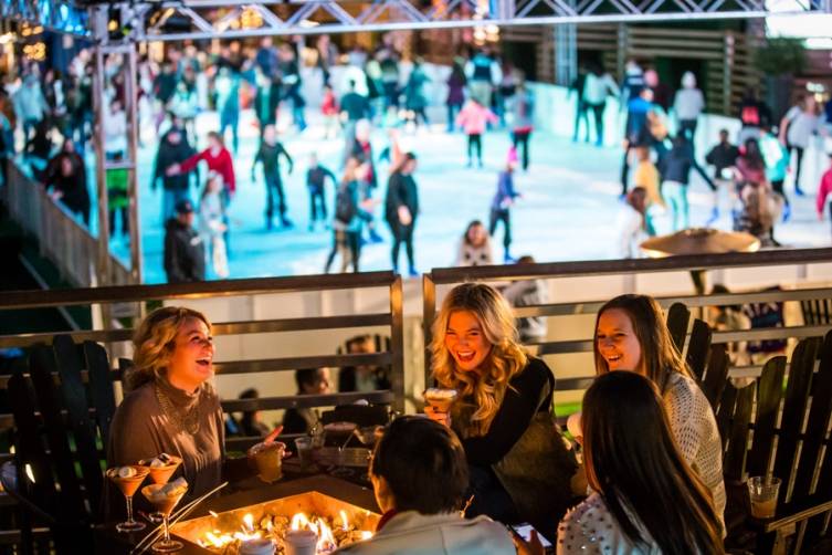 The Ice Rink Opens at Cosmopolitan of Las Vegas
