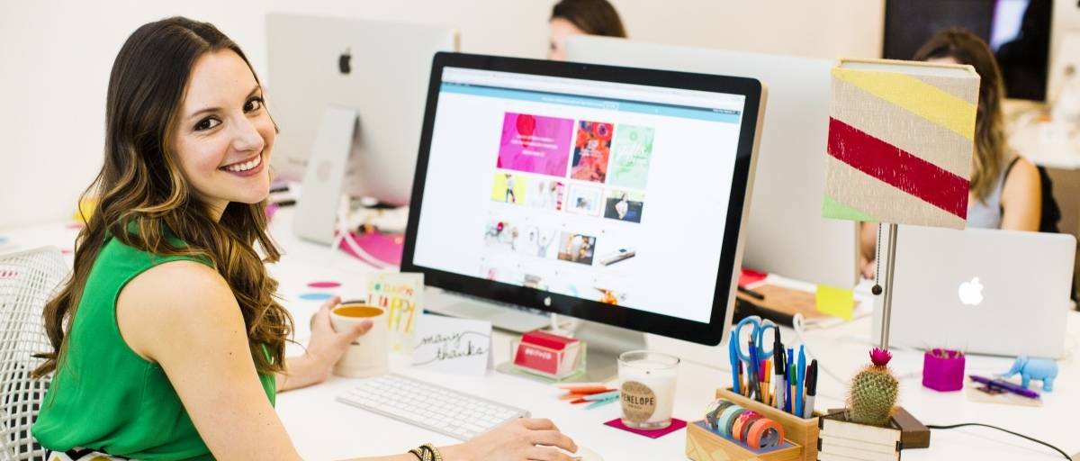 The desk of Brit Co founder Brit Morin