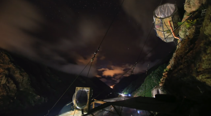 Sleep in a Luxury Transparent Capsule Atop a 400-Foot Mountain in Peru