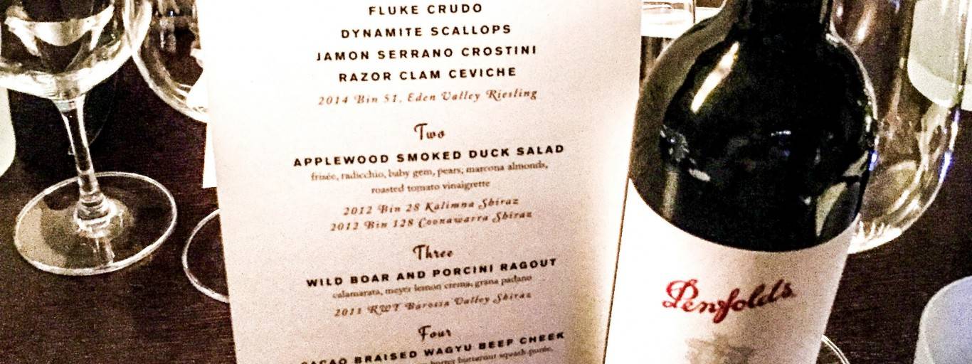 A Taste of the Penfolds Australian Wine Dinner at Steak 954