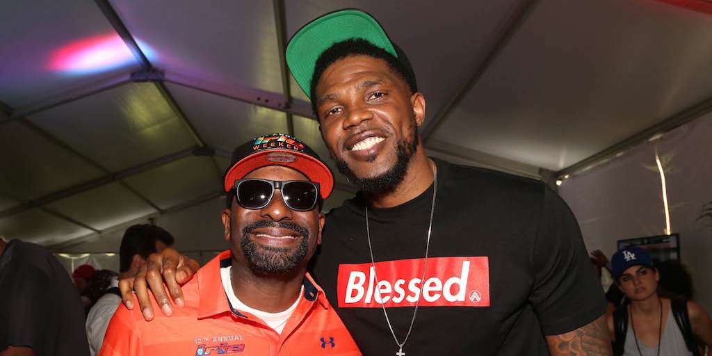 Ray Allen, Jamie Foxx and Anthony Mackie at IRIE Weekend