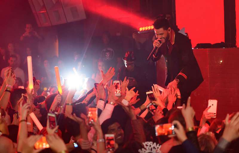 The Weeknd Performs at Marquee and More New Year Observations