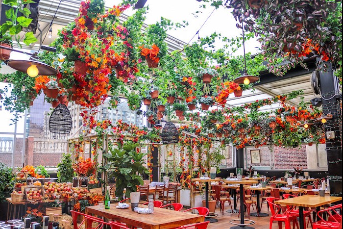 Eataly's Rooftop Transforms Into Serra D’AUTUNNO For Fall 2018