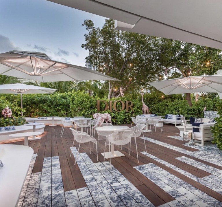 Dior Cafe Opens At Dior Miami Design District
