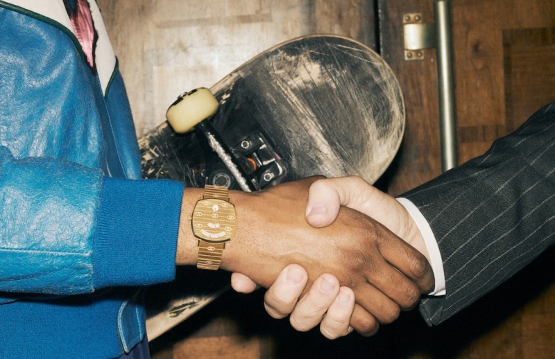Gucci Launches Timepiece Campaign Inspired By The Handshake