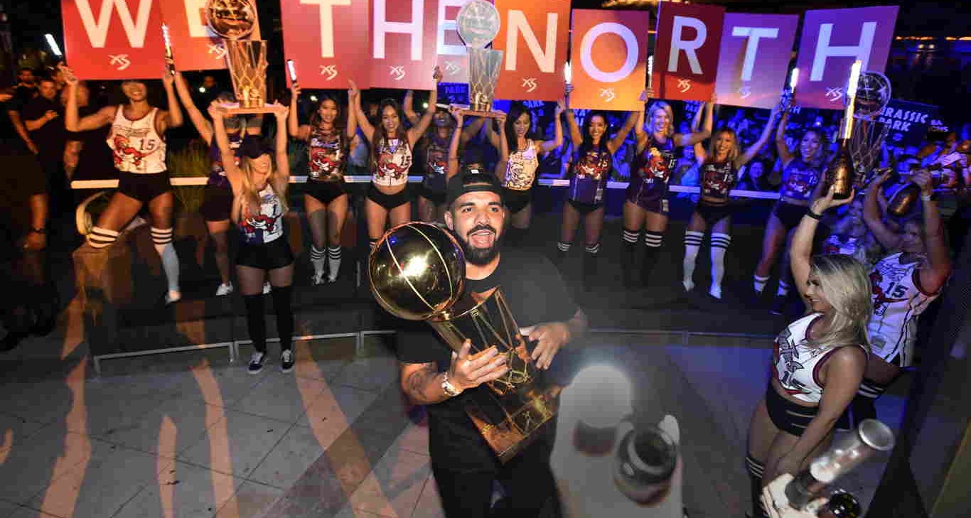 Toronto Raptors Celebrate Championship Win In Vegas With Drake