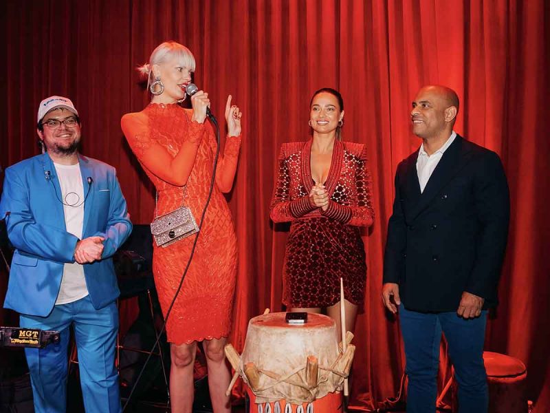 Radmila Lolly Performs At The Les Couleurs Charity Gala