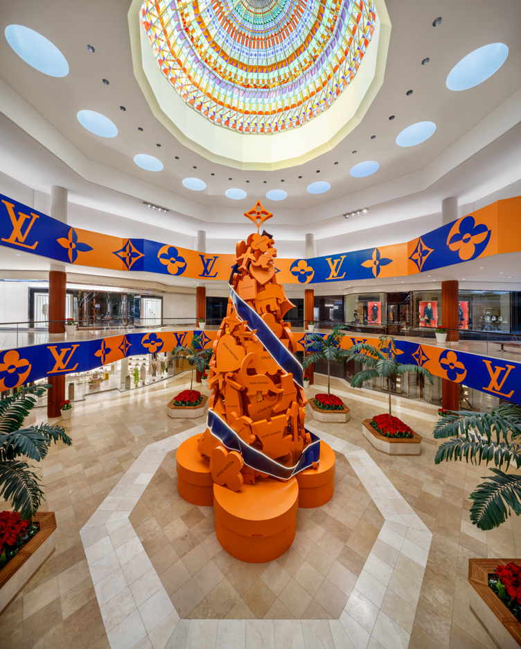 Check out the Louis Vuitton Christmas Tree At South Coast Plaza
