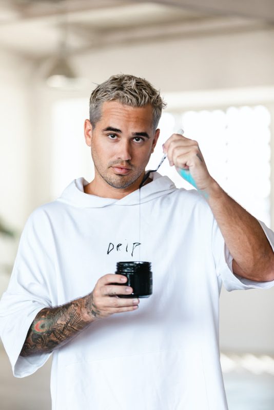 Mr. Dripping, The Artist Who Paints Live Portraits Of Celebrities ...