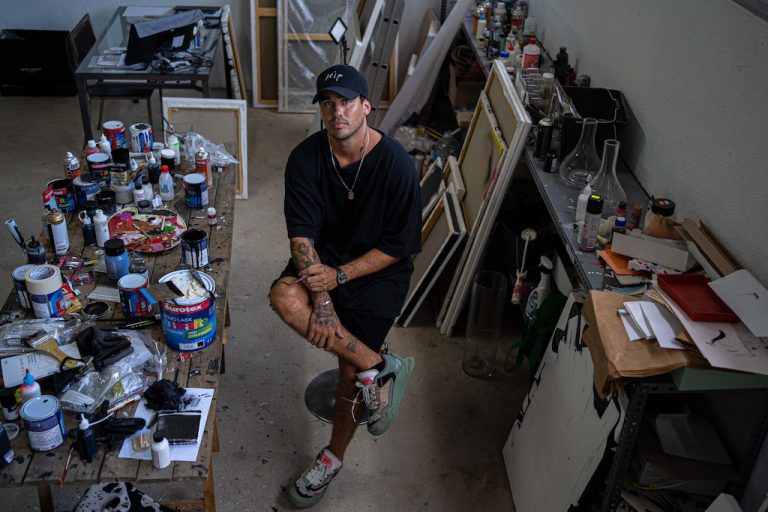 Mr. Dripping, The Artist Who Paints Live Portraits Of Celebrities ...