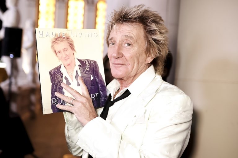 Haute Living Celebrates Music Legend Sir Rod Stewart in Las Vegas