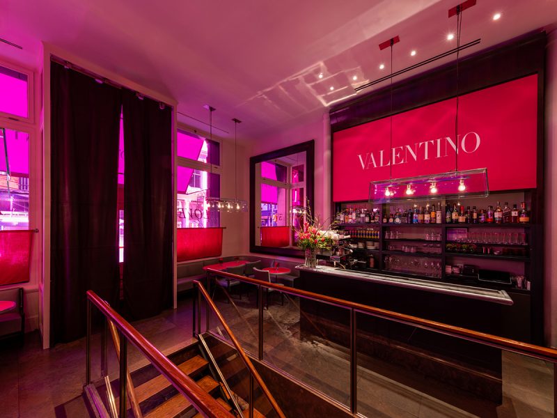 Valentino Unveils Exclusive Pop-Up Café at Sartiano's