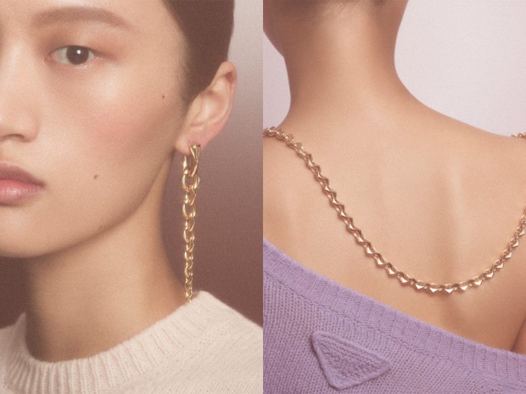 Prada's Eternal Gold Collection Is A Modern Take On Fine Jewelry