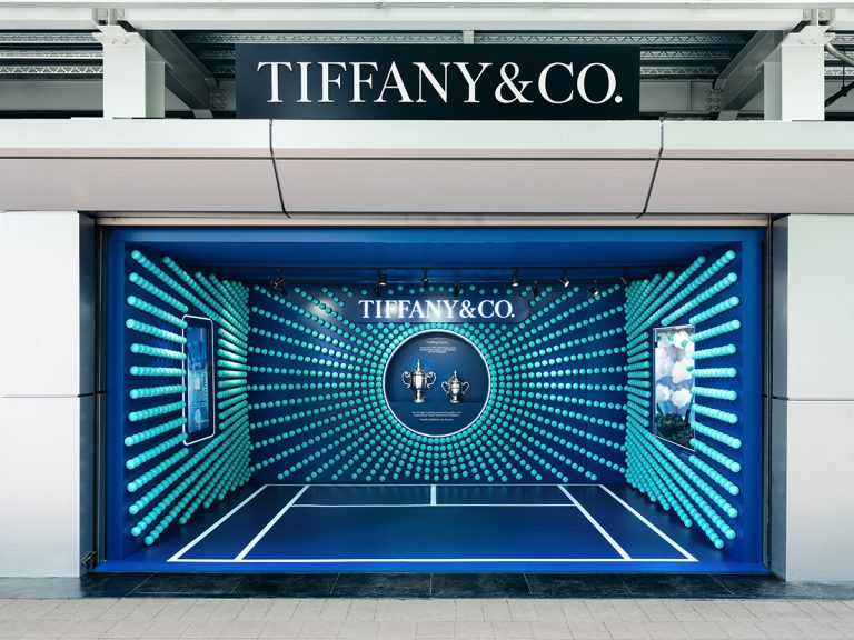 The Tiffany & Co. 2024 US Open Pop-up With Tennis Trophies