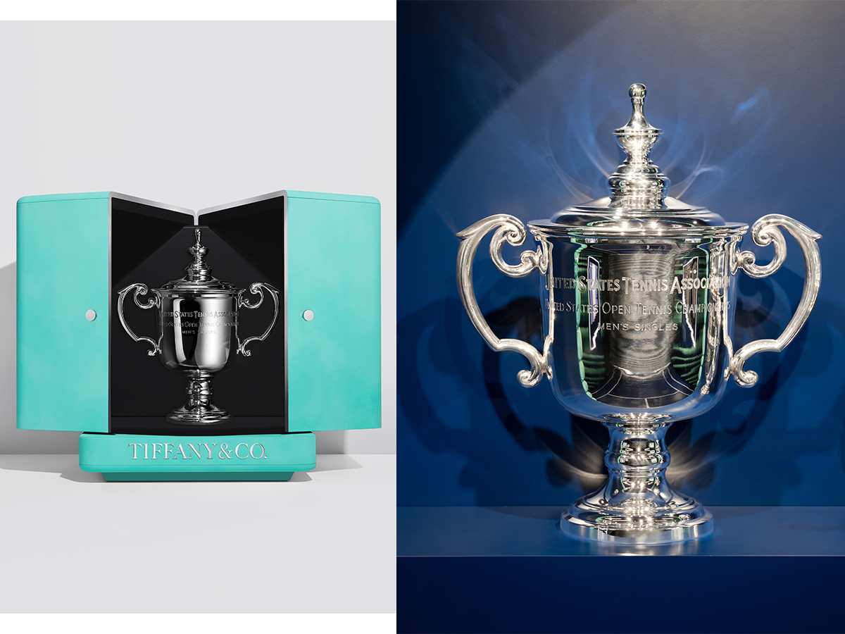 The Tiffany & Co. 2024 US Open Pop-up With Tennis Trophies