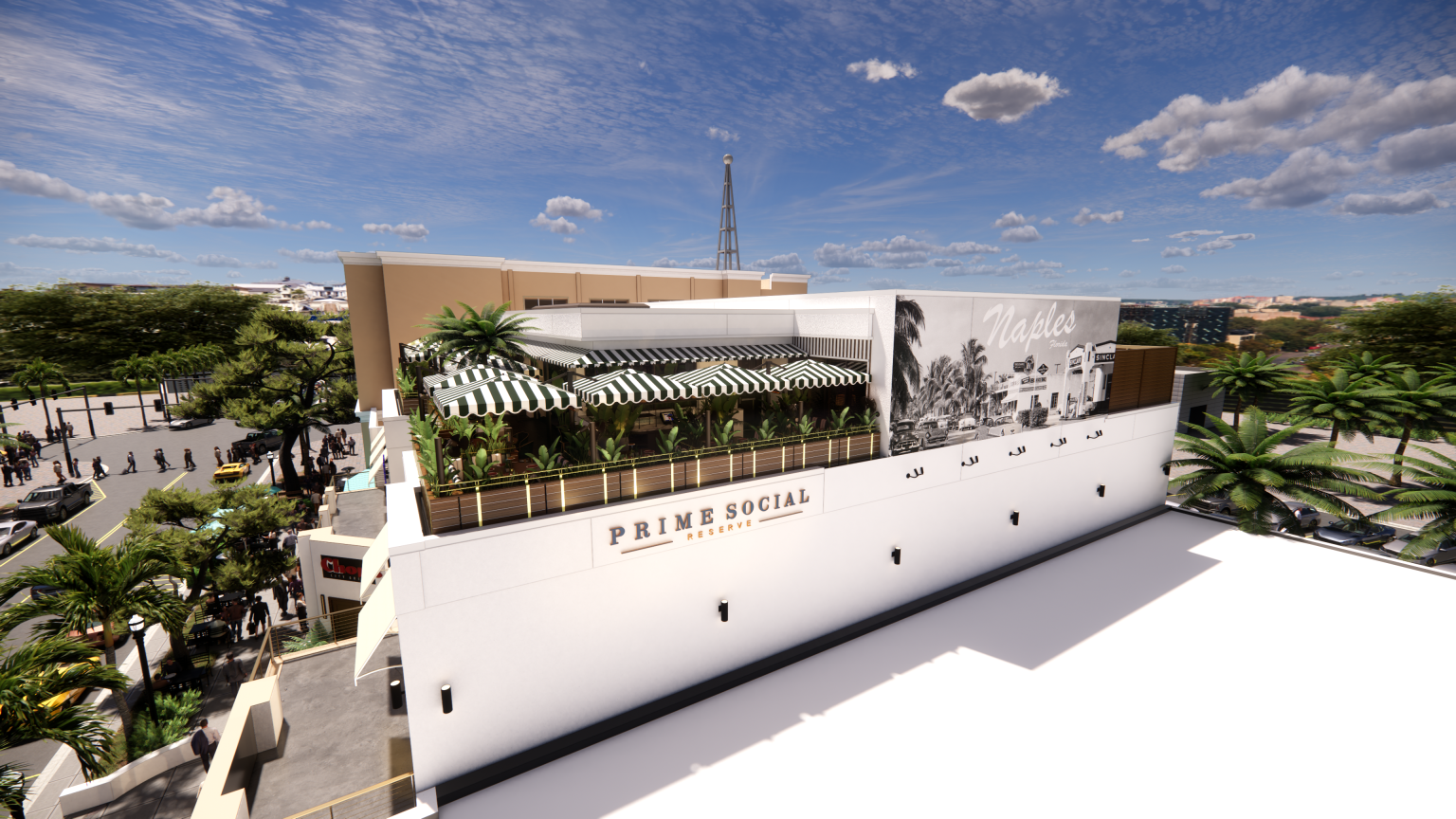 Inside Prime Social Reserve, Naples’ New Rooftop Social Club