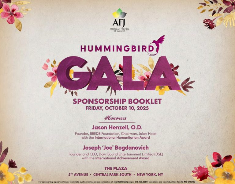 AFJ 2025 Hummingbird Gala on October 10 at The Plaza to Honor Jason ...